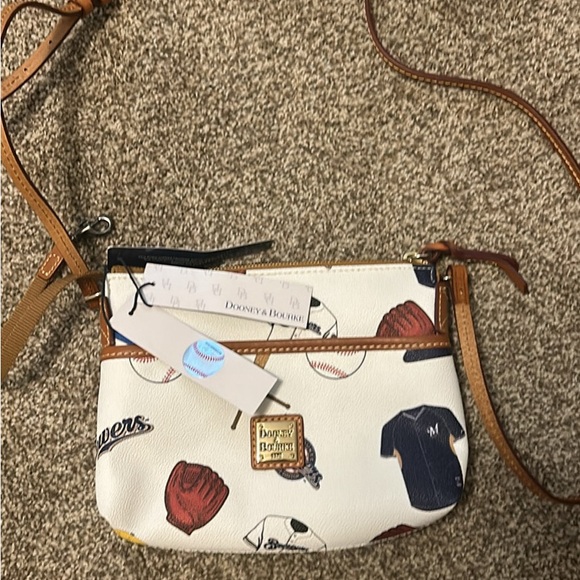 Dooney & Bourke | Bags | Dooney Bourke Milwaukee Brewers Ginger Bag ...